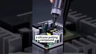 Waterproof silicone potting compound for outdoor charging equipment protection