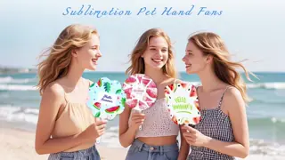 Custom Sublimation Hand Fans for Events