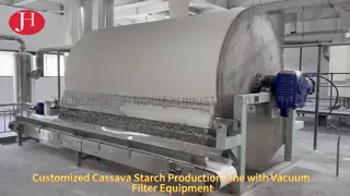 Automatic Cassava Flour Processing Equipment Agriculture Vacuum Filter