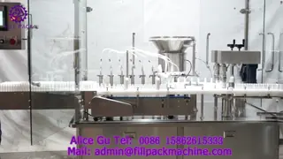 2230 J2 In-Line 4-Head Filling and 2-Head Capping Machine for Small Bottles