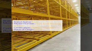 Push Back Racking High Density Storage Solution