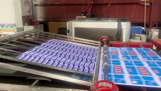 Automatic tinplate offset printing production line