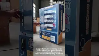 See Why Choose Wall Mounted Vending Machine, 5/10 Lanes Coin Operated Vending Machine