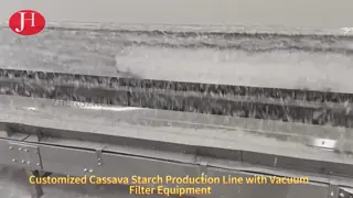 Stainless Steel Cassava Starch Rotary Vacuum Filter Multifunction Food Processing Machine