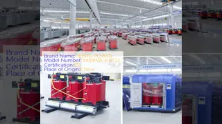 Dry Type Transformer Reliable Power for Industry