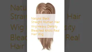 Natural Black Human Hair Wig