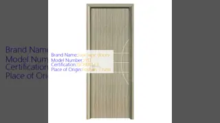 Durable WPC Hollow Door Moisture Proof