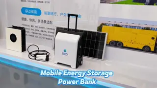 Portable Wheeled EV Charger: 220V Outdoor Energy Storage Solution