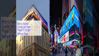 Outdoor LED Screen IP65 Waterproof Pillar Advertising