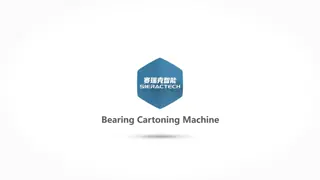 Automatic Bearing Cartoning Machine with Servo Feeding and Industrial Packaging Automation System