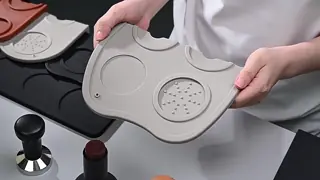 Factory Direct Silicone Coffee Press Powder Pad, Bar Counter Anti-slip Filling Press Corner Seat Pad