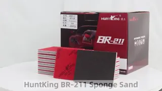 HUNTKING BR-211 TPU Backed Sponge Sanding Blocks | Car Paint & Wood Polishing Abrasive