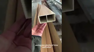 Stunning interior WPC tube louvers for modern ceiling designs