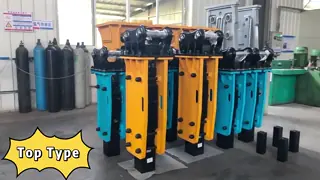 Guchuan SB43/GCB75 Open-Type Hydraulic Hammer for 6-9T