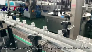 Automatic Roll On Bottle Filler Capper Labeler