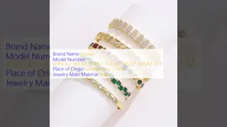 14K Gold Zircon Bangles Devil Eye Heart Bangle