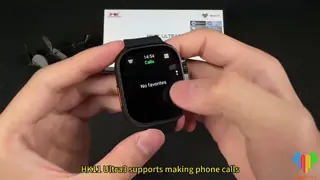 2025 Fashionable Sports Smartwatch HK11 ULTRA 3 with 2.02-inch AMOLED Screen IP67 Water