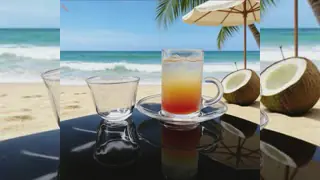 36 Piece Elegant Glass Tea Cup and Saucer Set