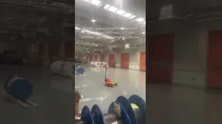 Self-Repairing High Speed Zipper Door | Built for High-Traffic Industrial Areas