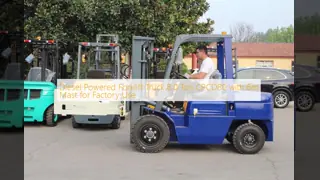 8 Ton Diesel Forklift 6m Mast Factory Power