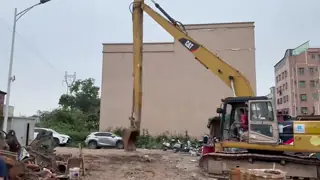 Long reach boom 320D excavator