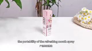 Custom Portable Oral Spray Eliminates Odors Cool and Long Lasting White Jasmine Flavor Breath Freshe