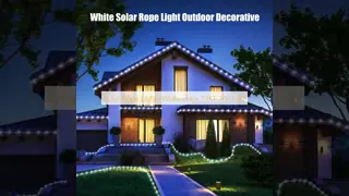 Brighten Your Yard Solar Rope Lights