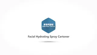 Automatic Facial Hydrating Spray Vertical Cartoning Machine