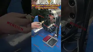 MS-51L Hose Crimping Machine: Crimping Demonstration