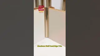 Aluminum Wall Panel Trim | Decorative Edge Finishing for Interior Walls #aluminumtrim