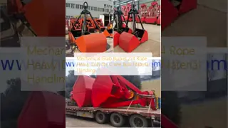 Heavy Duty Crane Grab Bucket Bulk Material Handling