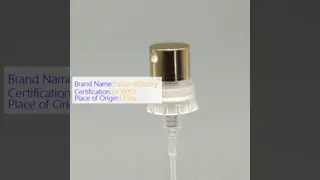 Perfume Sprayer Refillable Fine Mist Golden Pump