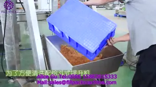 2247 O13 Automatic Weighing, Filling, and Sealing Production Line for Shredded Pork in Glass Jars