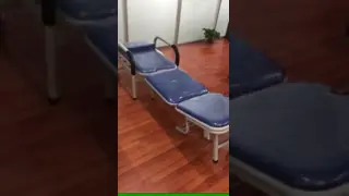 Powder-coated Attendant Chair
