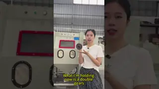 Double Gear Surface Finishing  by Automatic Sandblasting Machine