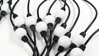 35mm DMX 3D LED ball string light for immersive light installations!