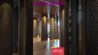 Metal Privacy Screen Wire Mesh Room Divider Indoor And Outdoor Decoration