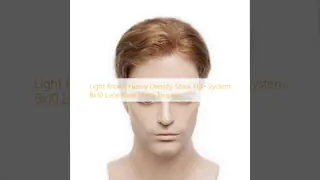 Mens Toupee Light Brown Lace Base