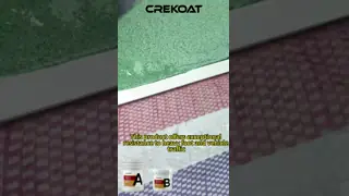 Watch the magic happen ✨ Epoxy Colored Sand Floor Paint in action