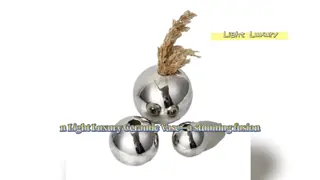 Statement Sphere Vase in Polished Silver Finish