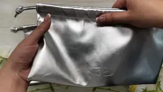 custom pu leather drawstring pouch with logo