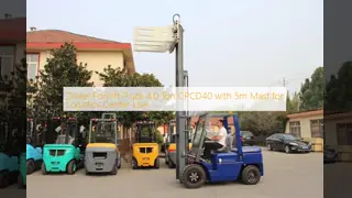 Ton Diesel Forklift m Mast
