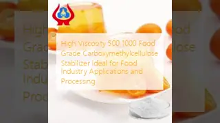 Food Grade CMC Stabilizer 500-1000 Viscosity