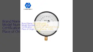 Durable Stainless Steel Pressure Gauge Wholesale