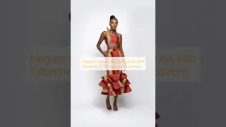 Vibrant Red Long Dress Flattering Fit