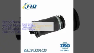 Mercedes 213 E Class Rear Right Air Spring Fix