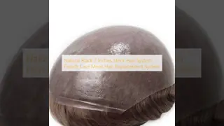 Mens Hair System Natural Black 7 Inch