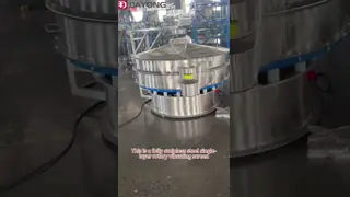 High quality factory price iron remover rotary vibrating screen