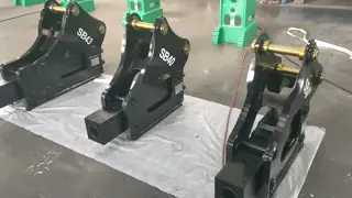 Guchuan SB43 / GCB75 Triangle Side Type Hydraulic Breaker For 6-9 Ton Excavators