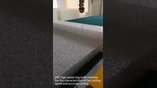 Flexible PU Cutting Machine Revolving Sponge Foam Cutting Machine For PVA EPE EPS Phenolic